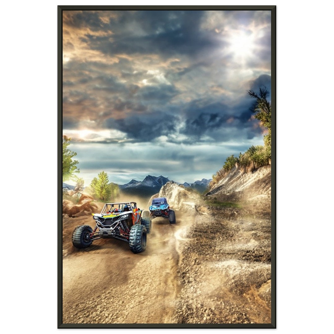 Riding Side by Side Poster | ATV UTV Offroad SXS Trail Riding | Off ...