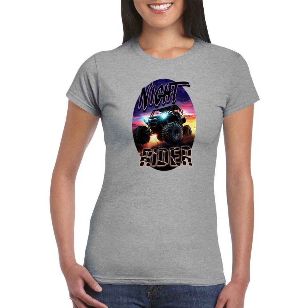 SXS Side by Side Riding Offroad Shirt T-shirt UTV Night Rider Gift Off ...