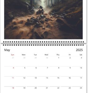 2025 ATV Quad Offroad Calendar | Four-wheeler | Adventure Wall Art ...