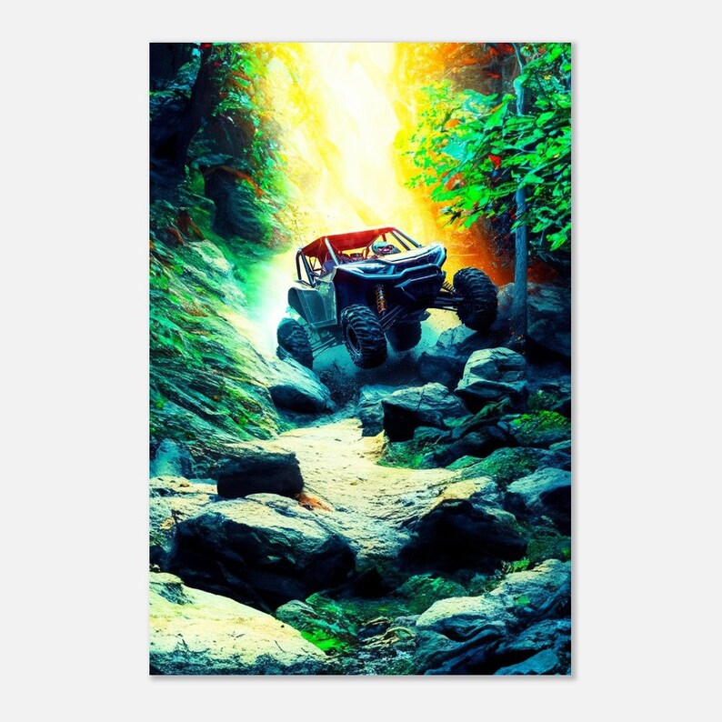 Side by Side Offroad SXS Poster | ATV UTV off Road Trail Riding ...