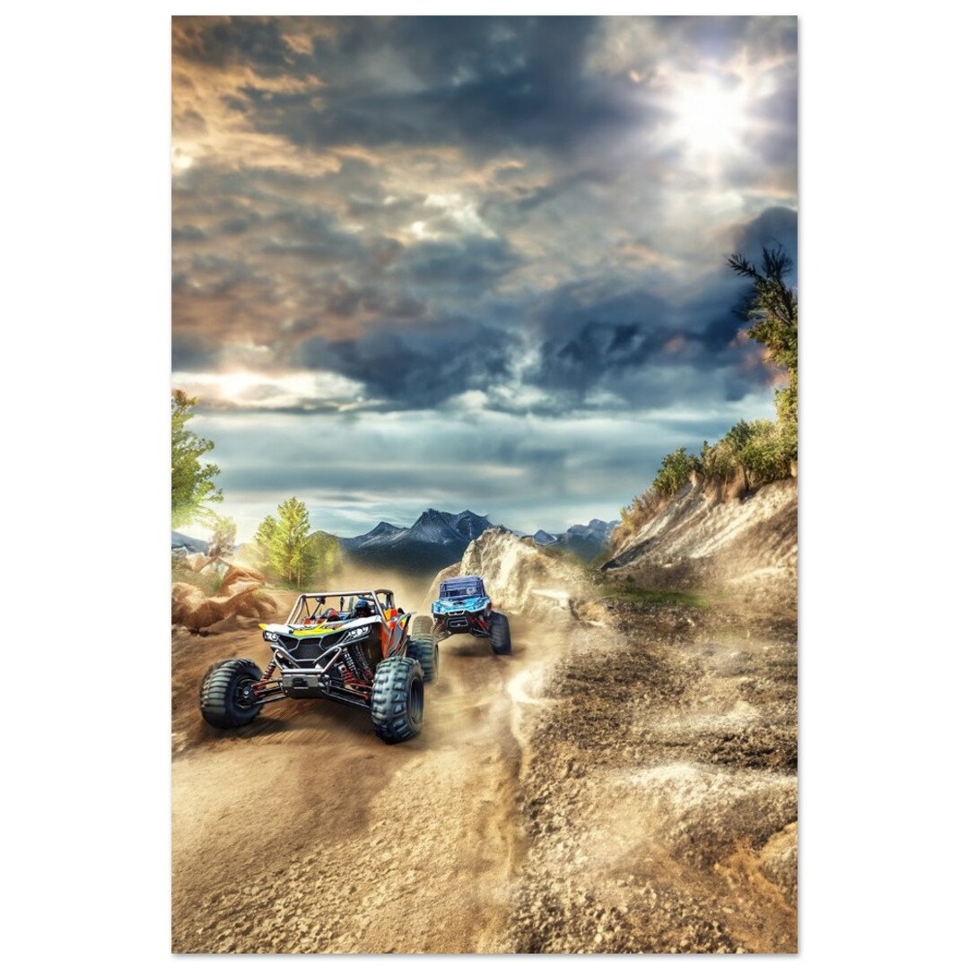 Riding Side by Side Poster | ATV UTV Offroad SXS Trail Riding | Off ...