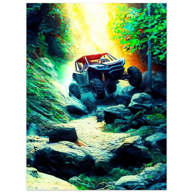 Side by Side Offroad SXS Poster | ATV UTV off Road Trail Riding ...