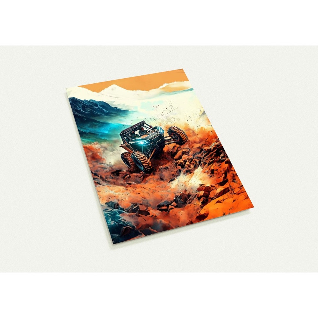 UTV Side by Side SXS Offroad Riding off Road Pack of 10 Greeting Cards ...