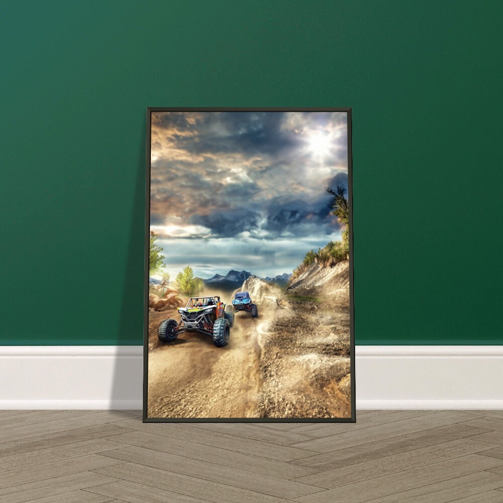 Riding Side by Side Poster | ATV UTV Offroad SXS Trail Riding | Off ...