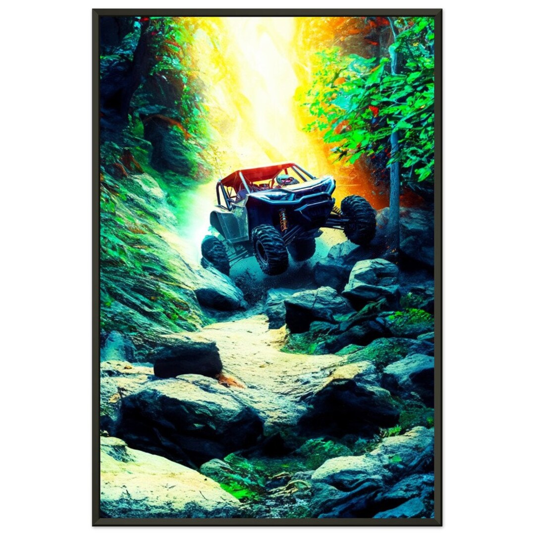 Side by Side Offroad SXS Poster | ATV UTV off Road Trail Riding ...