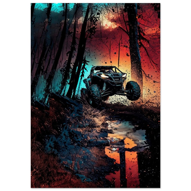 Ride Offroad UTV Side by Side Poster | SXS Dirt Side X Side Riding ...