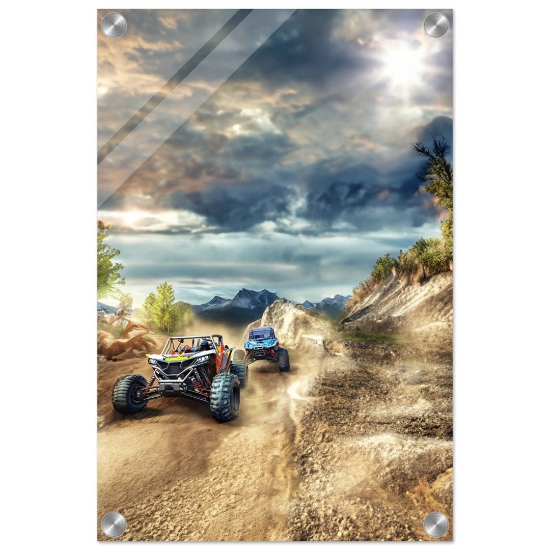 Riding Side by Side Poster | ATV UTV Offroad SXS Trail Riding | Off ...