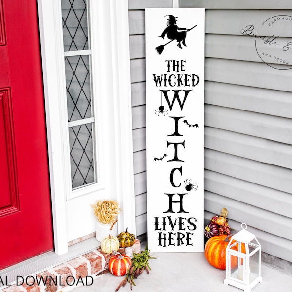Witch Lives Here Sign - Etsy