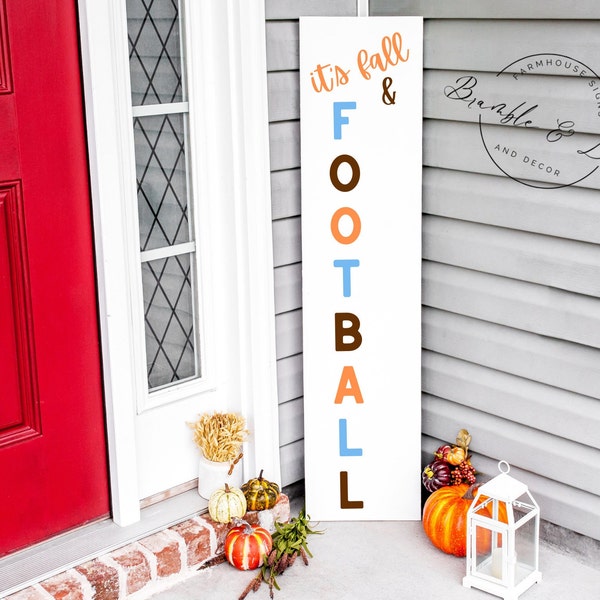 Football Porch Sign - Etsy