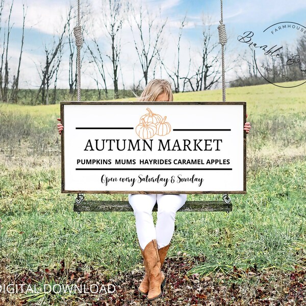 Horizontal Fall Signs Svg - Etsy