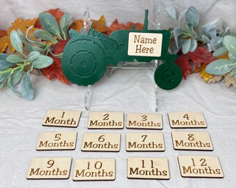 Tractor Birth Announcement - Etsy