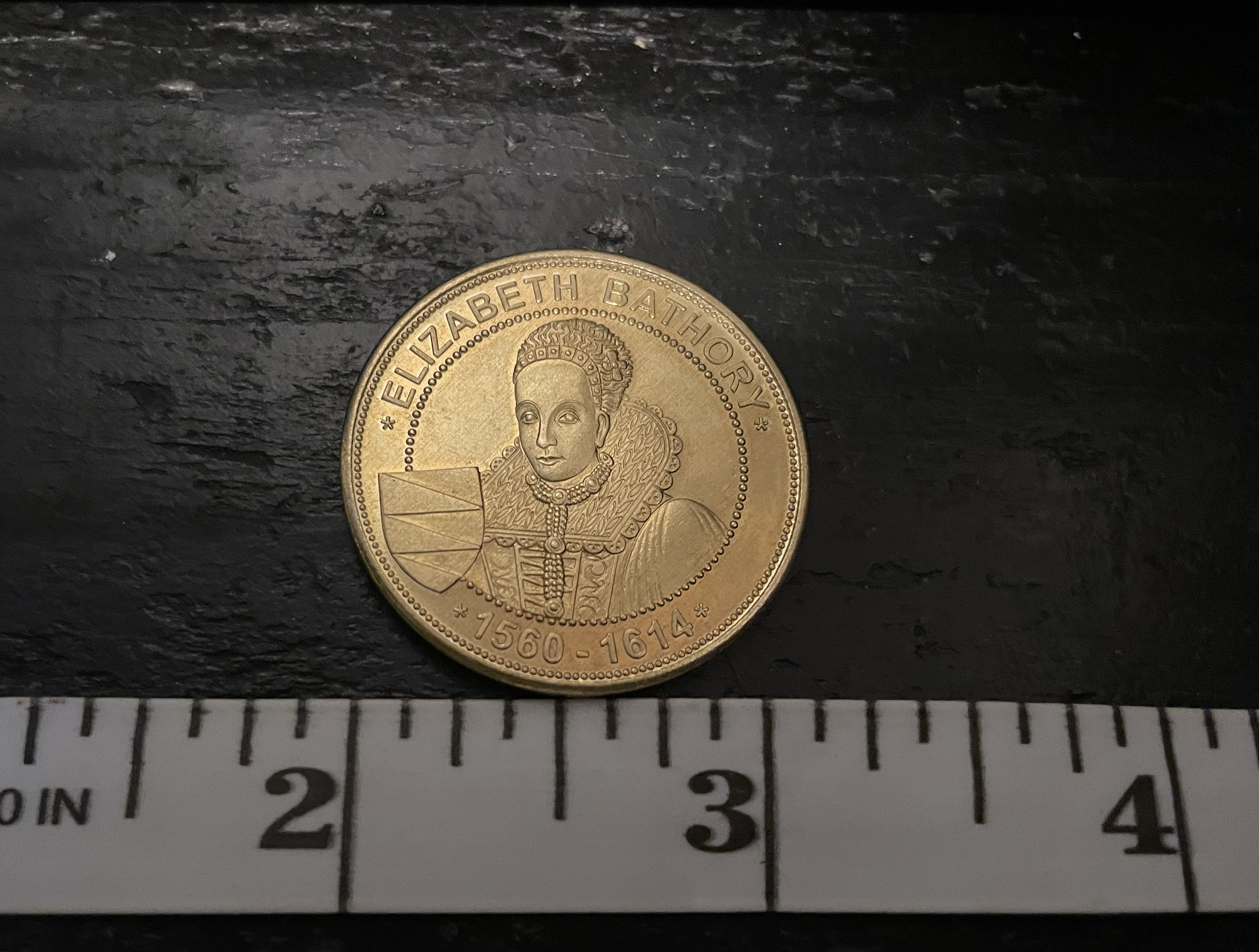 Countess Elizabeth Bathory Souvenir Coin - Etsy