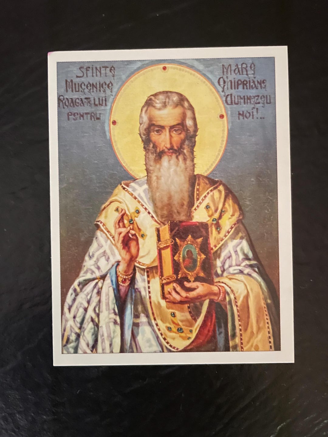 St Cyprian Prayer Card Blessed With Holy Oil and Holy Water at Zlatari ...