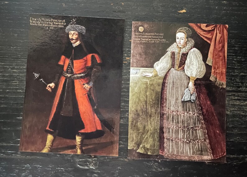 Elizabeth Bathory Postcard, Portrait Card, Blood Countess Elizabeth ...