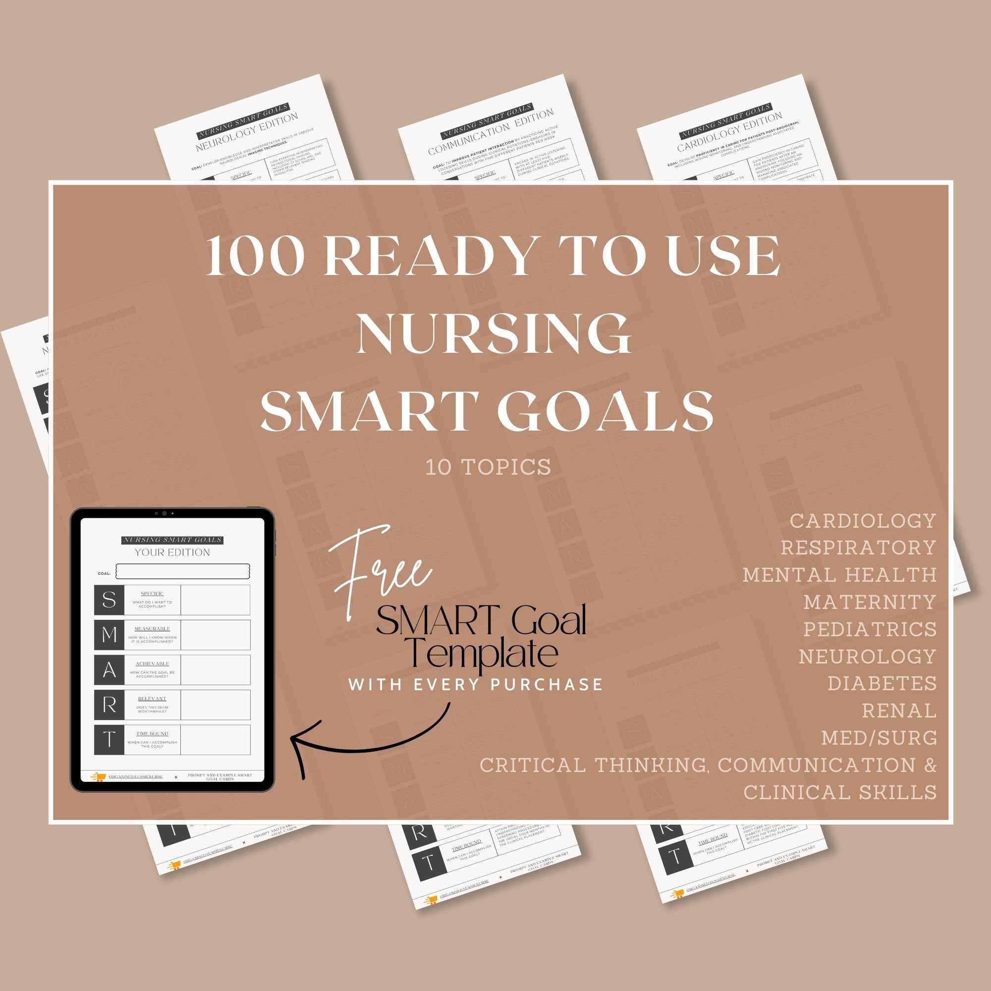 Nursing Goal Setting Made Easy: 100 Smart Goals for Students and ...