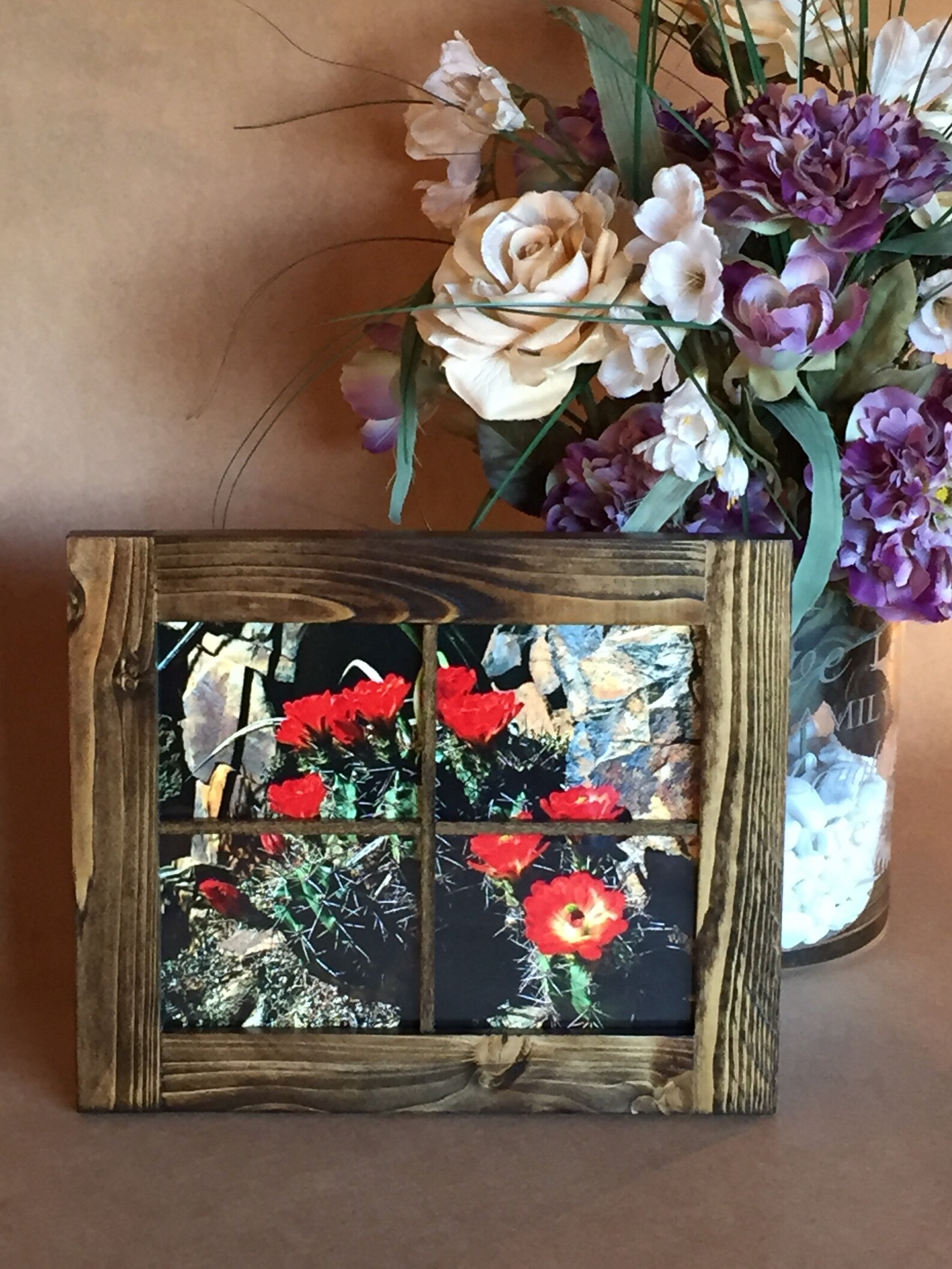 8x10 Distressed Rustic Window Picture Frame 4 Paned Window - Etsy