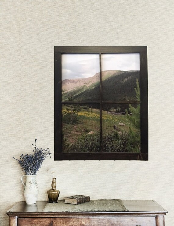 16x20 Rustic Window Frame Window Picture Frame Farmhouse | Etsy