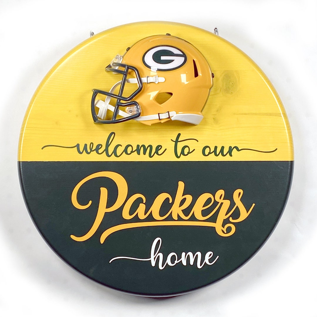 Green Bay Packers Wooden Door Hanger - Etsy