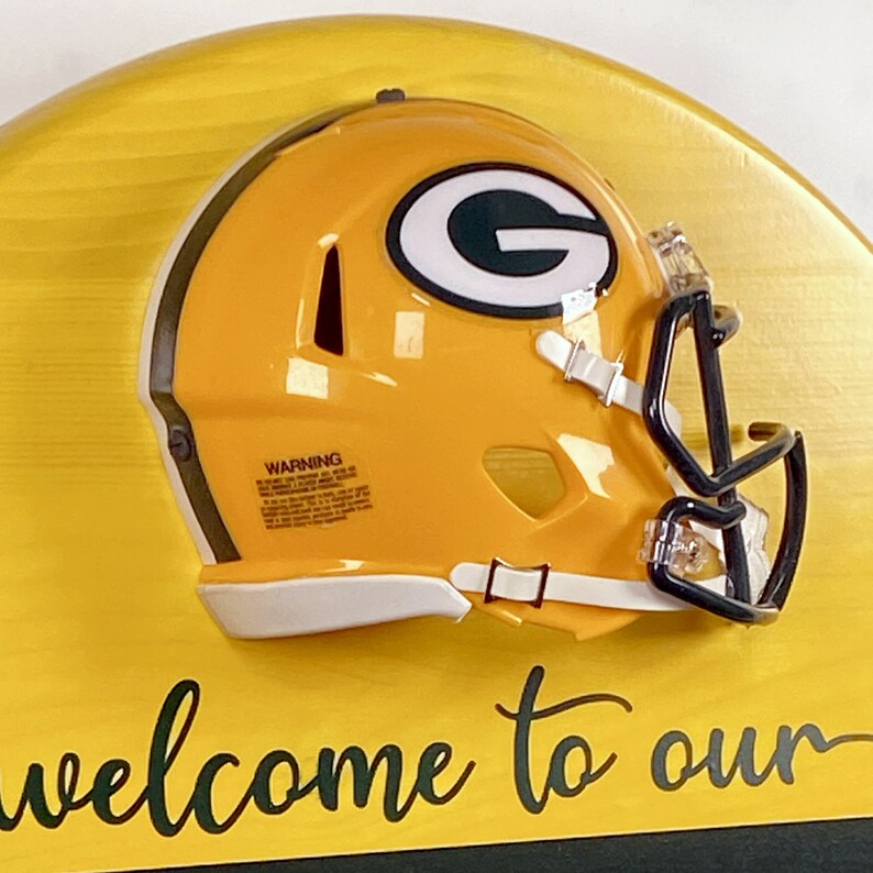 Green Bay Packers Wooden Door Hanger | Etsy