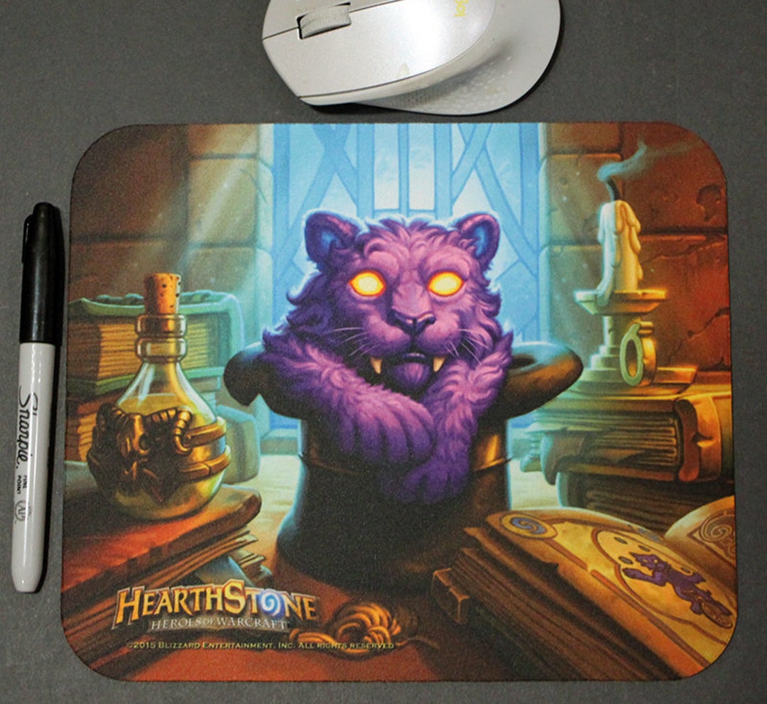 Hearthstone Cat Trick Fabric Print-mousepad, Signed by the Official ...