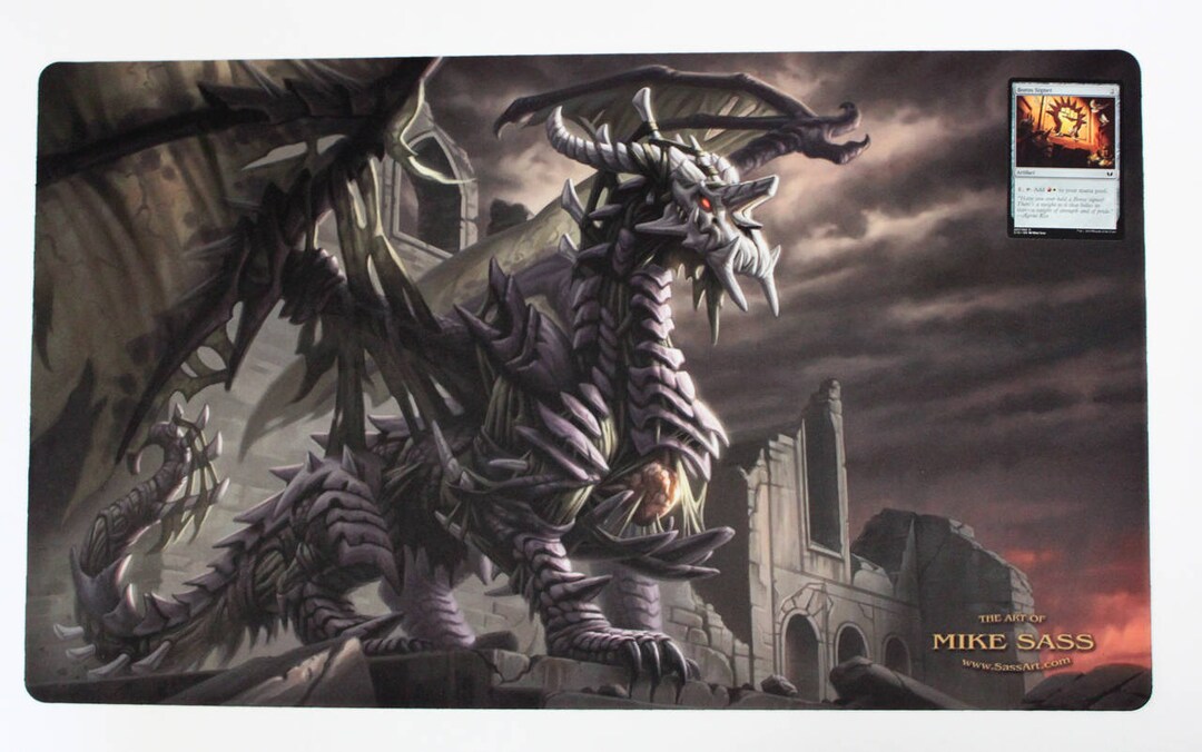Zombie Dragon Playmat - Etsy