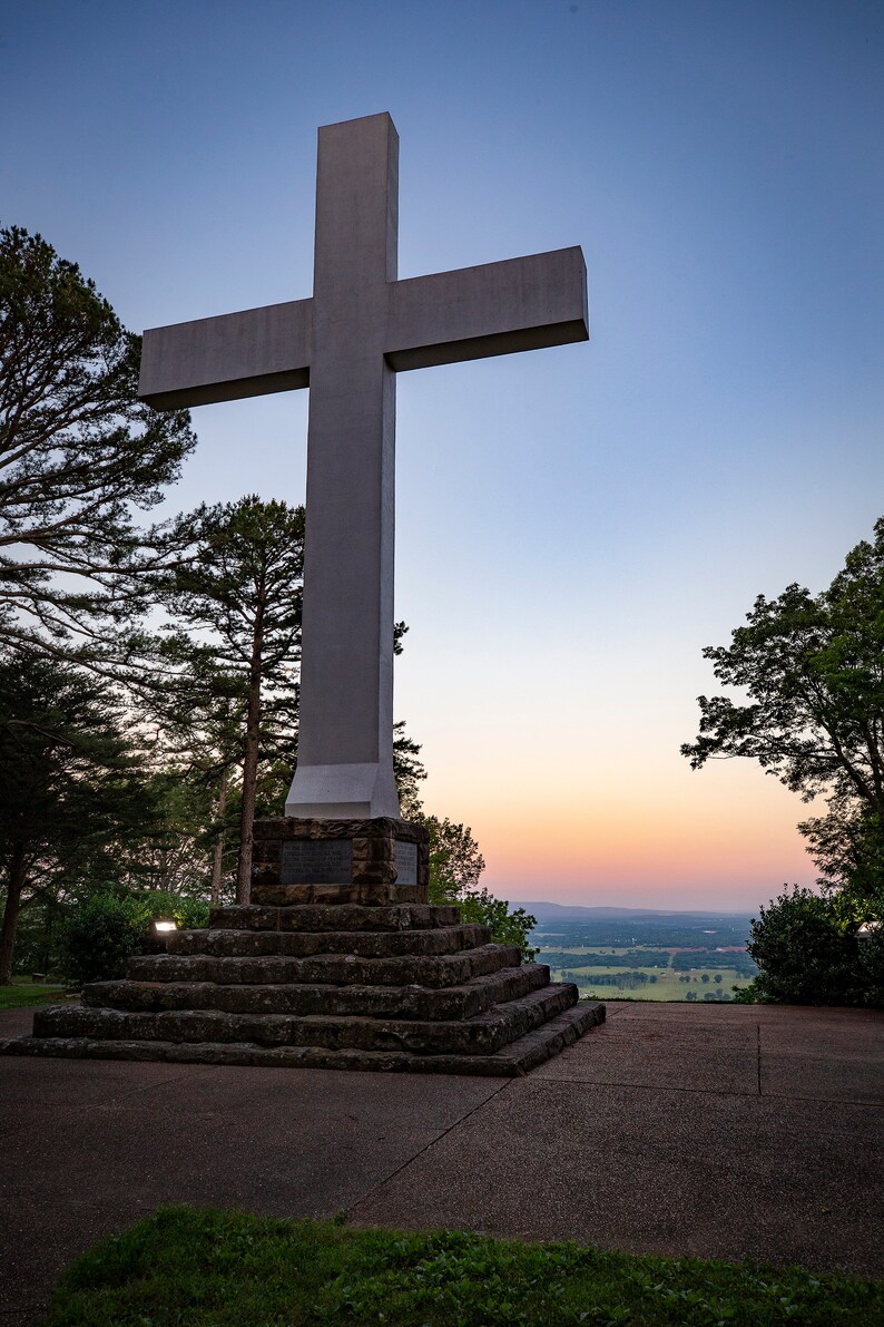 Memorial Cross Sewanee, Tennessee at Sunrise - Fine Art Print - Etsy