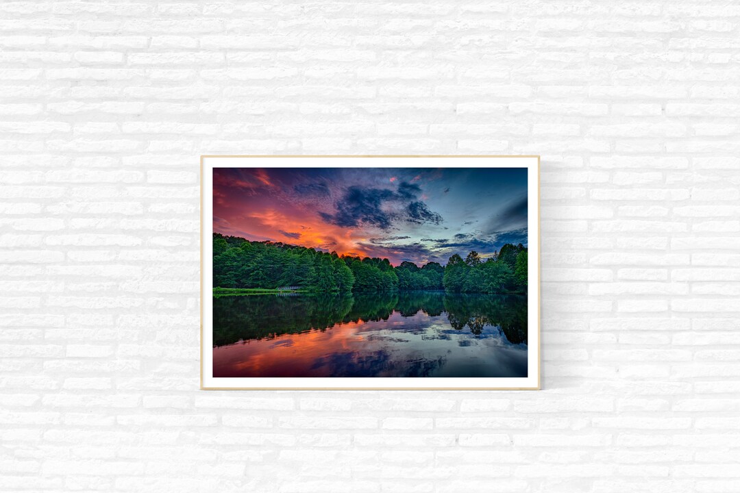 Lake Cheston Sunset - Sewanee, Tennessee - the University of the South ...