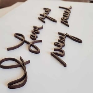 Laser Cut Handwriting Sign - Personalized Sign From Handwriting or ...