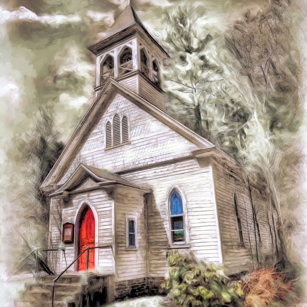Old Church Photo - Etsy