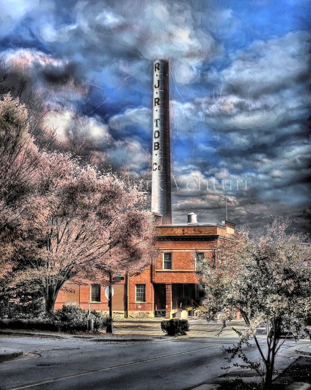 RJR Tobacco Building Winston-salem Print, Winston-salem Wall Art Fine ...