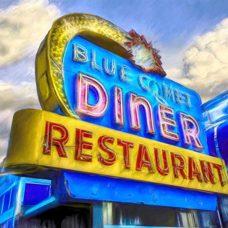 Diner Neon Sign - Etsy