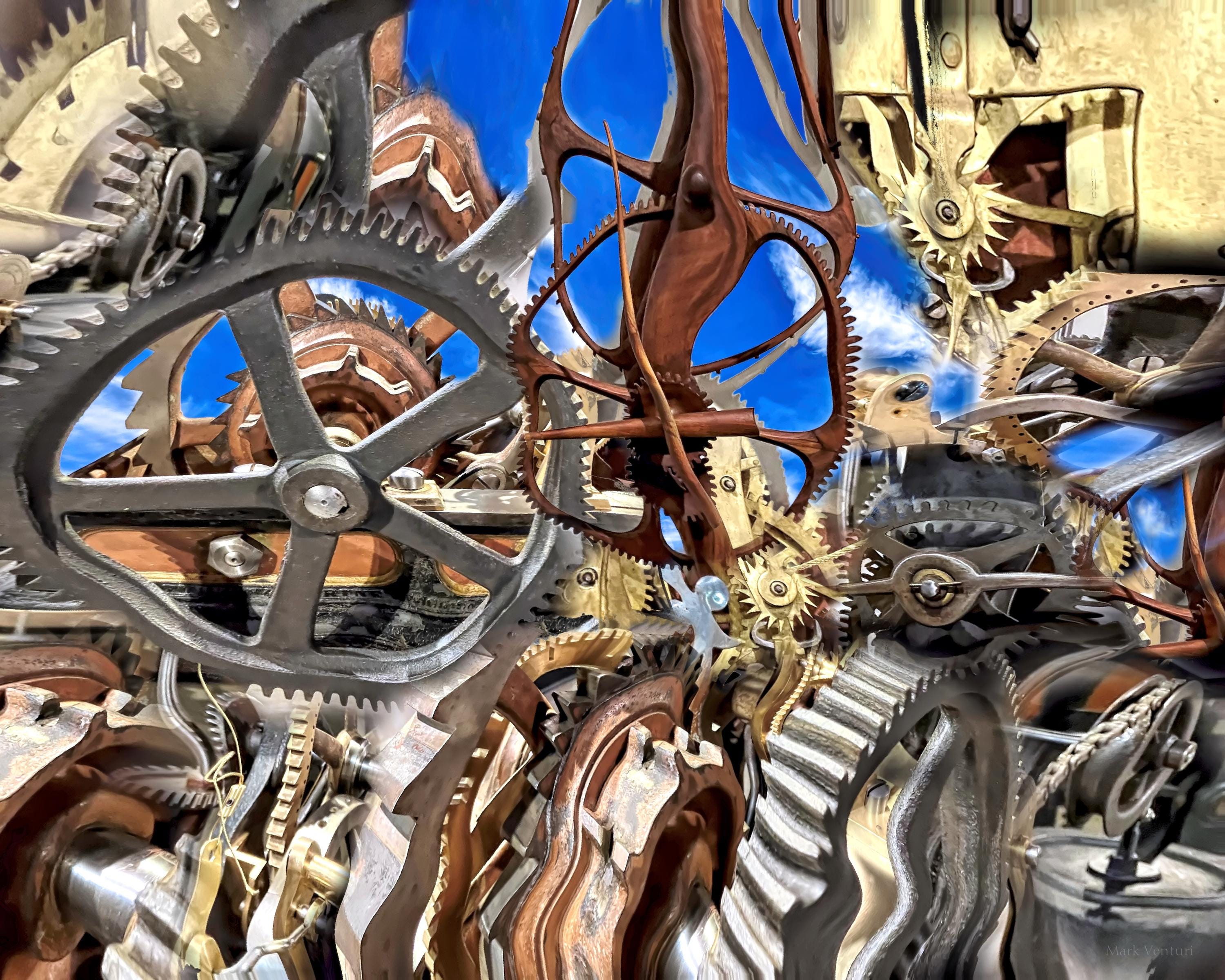 Gears Abstract Art Print: Mechanical Fine Art Photography - Etsy