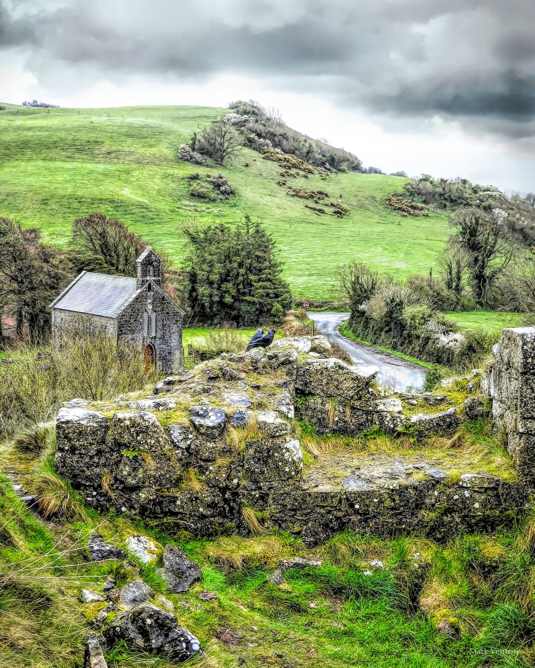 Ireland Stone Church Print, Rock of Dunamase Ruins, Fine Art ...
