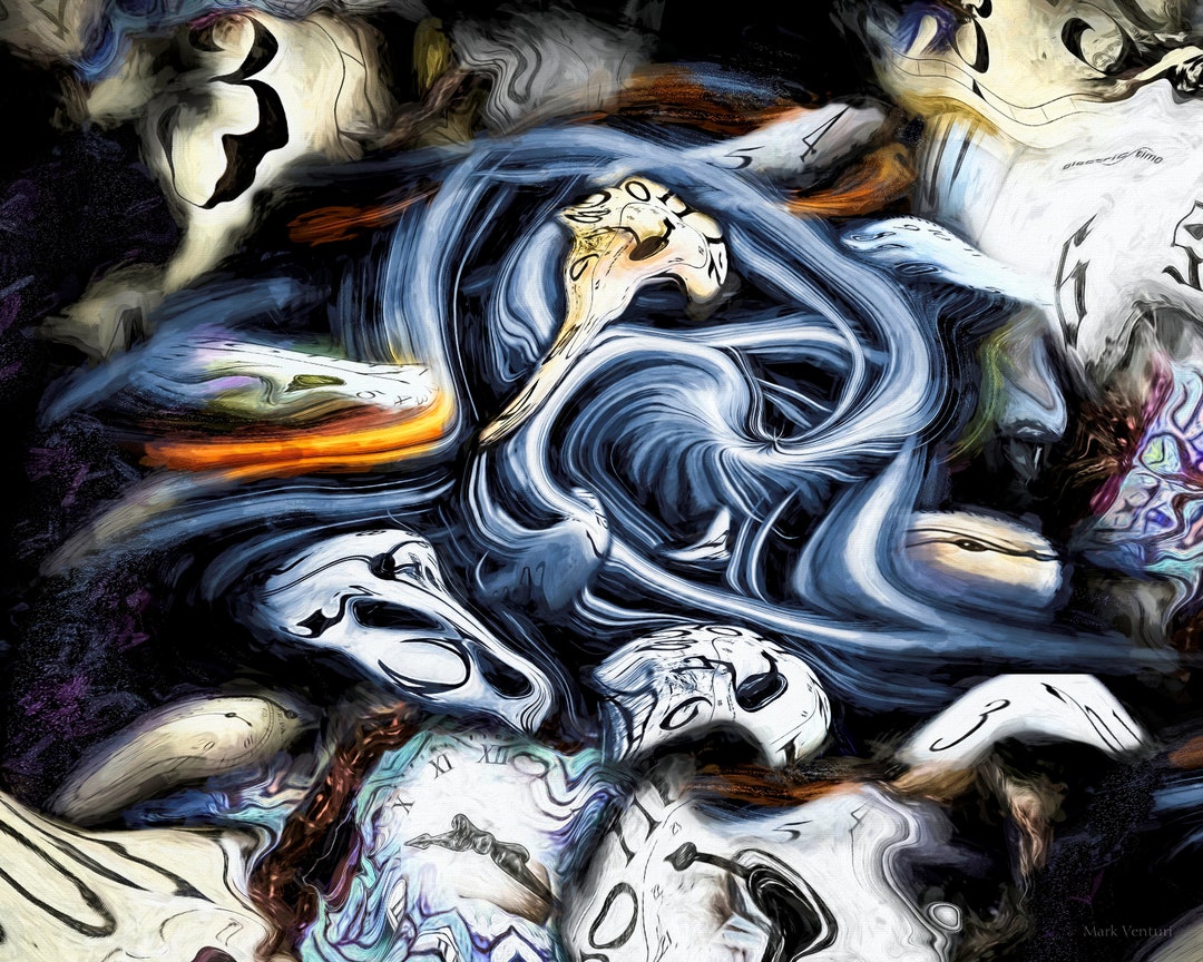 Time Anxiety Print, Clocks Time Wall Art, Fine Art Photography, Passing ...