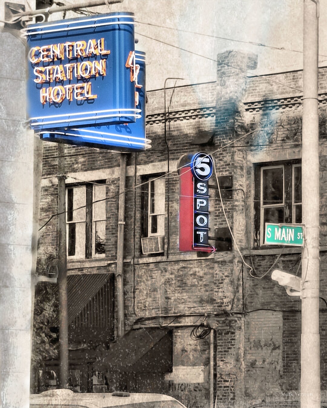 Memphis, Memphis Print, Memphis Street Scene, Memphis Street Art, Fine ...