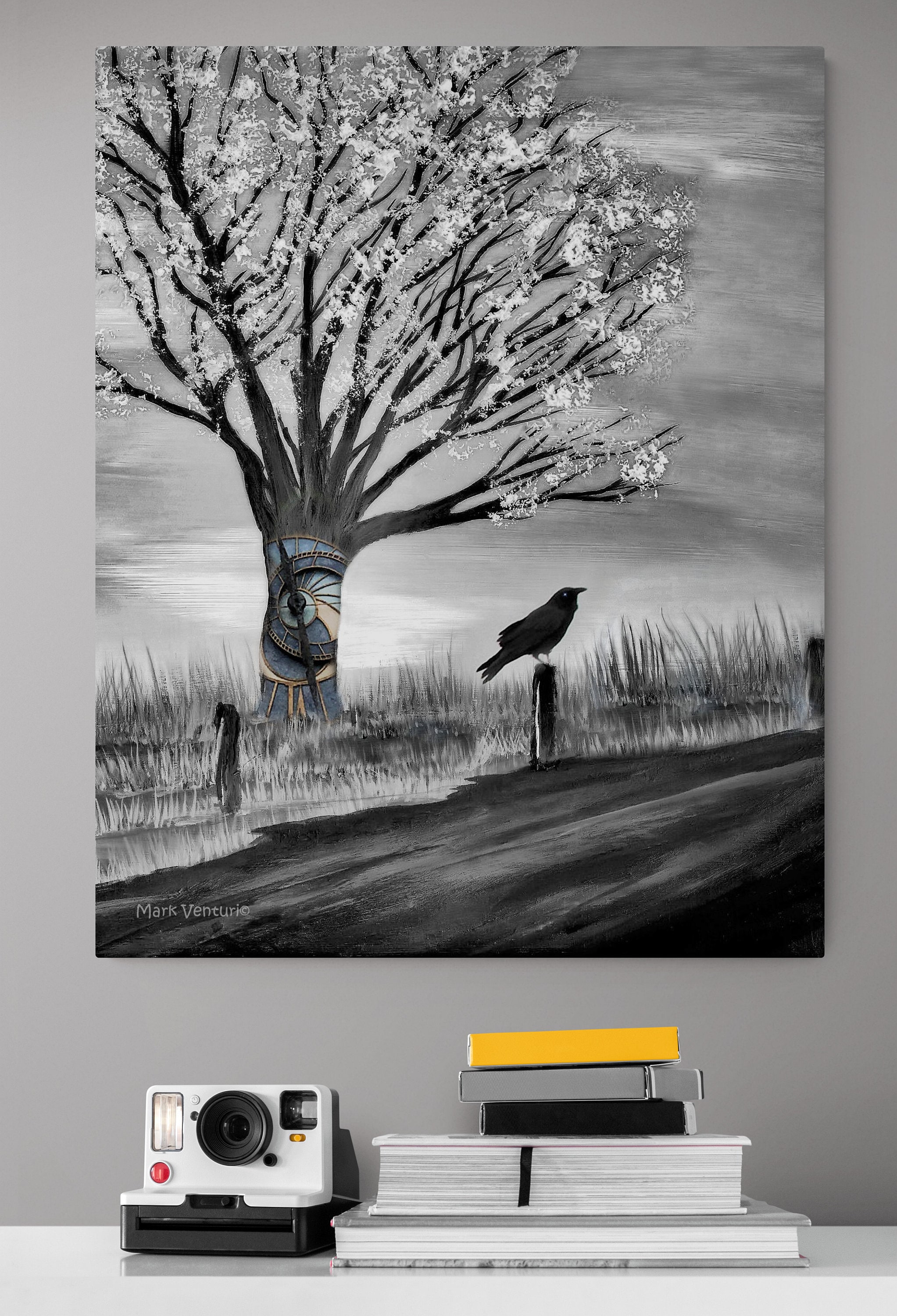 Time Print the Timekeeper Crow Timekeeper Crows Clock - Etsy