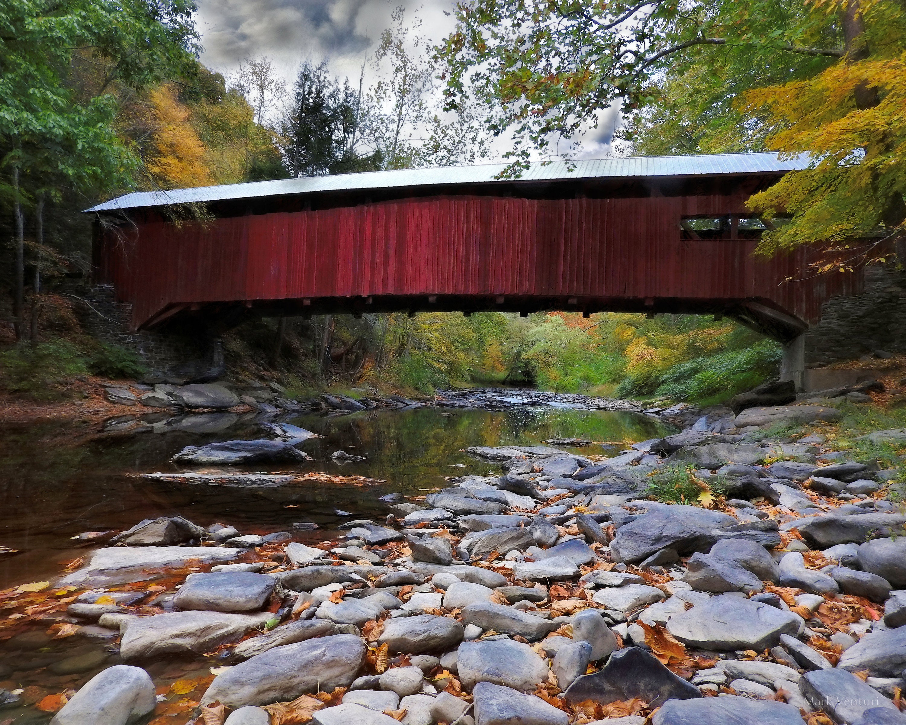Covered Bridge Fine Art Print, Pennsylvania Covered Bridge Print ...