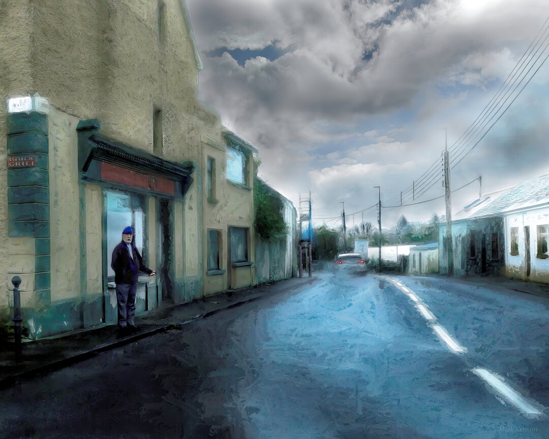 Old Man Print, Old Man Hitchhiking Print, Fine Art Photography, the ...