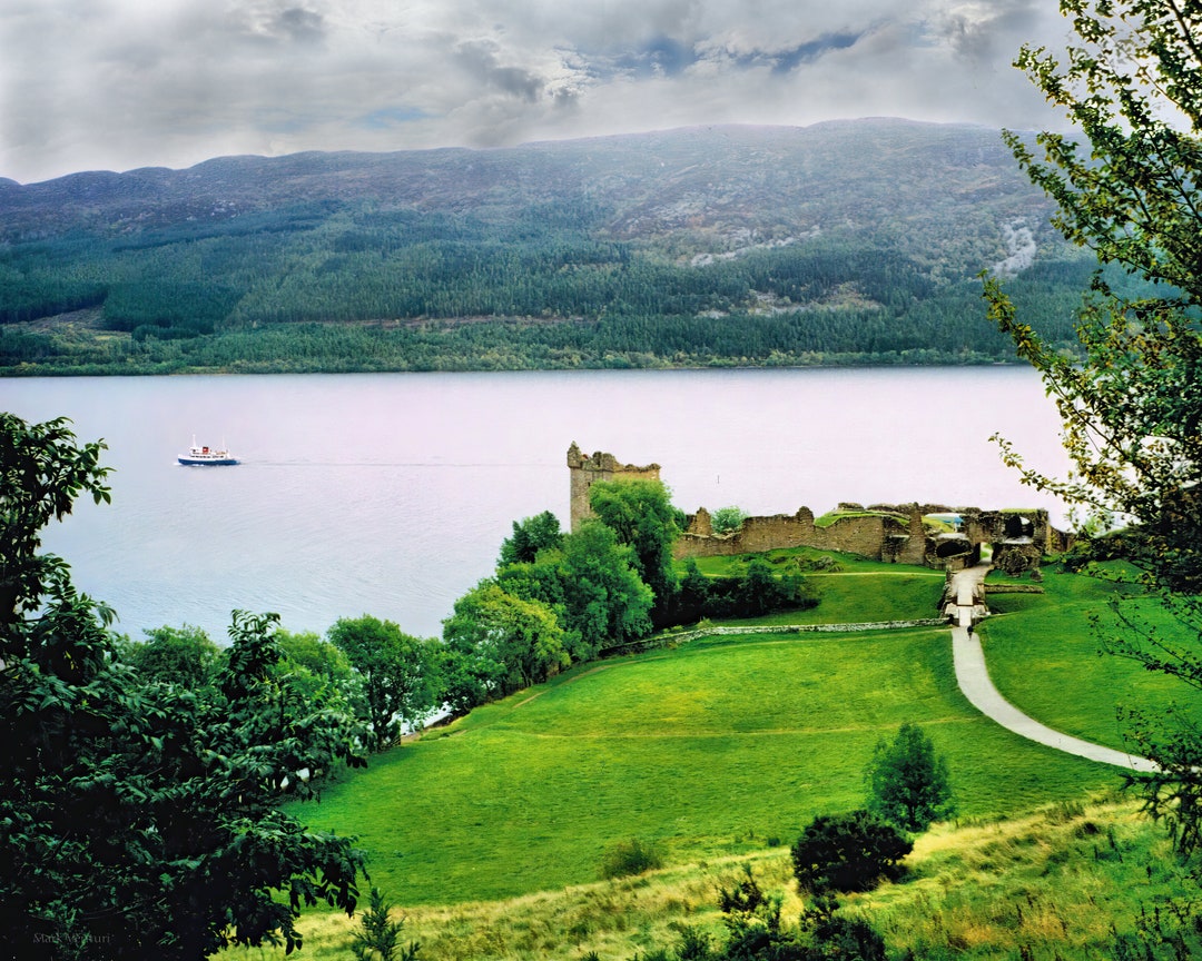 Urquhart Castle, Loch Ness, Inverness Scotland Print, Fine Art ...