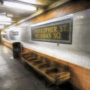 New York City Subway Sheridan Square Christopher Street Station, NYC ...