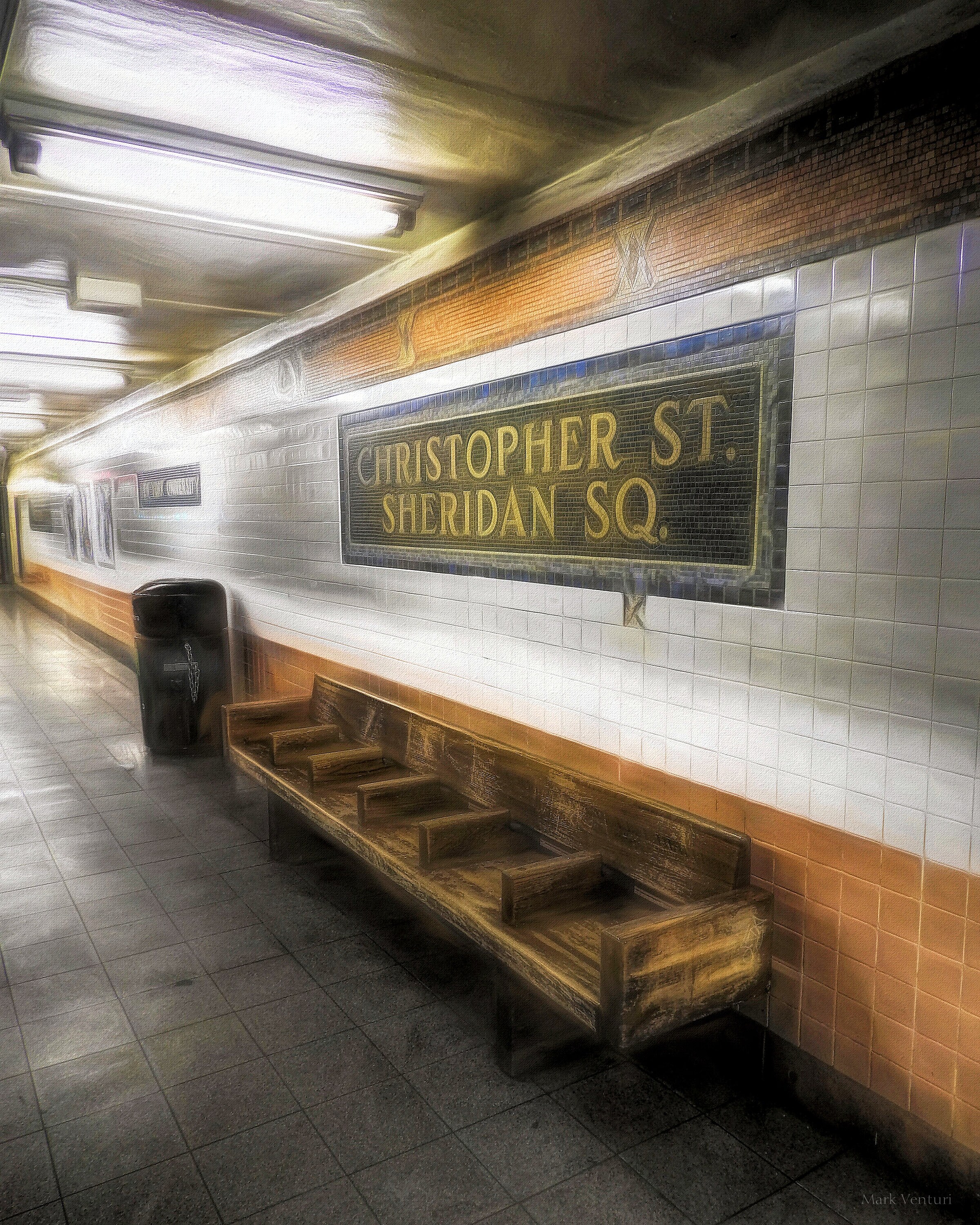 New York City Subway Sheridan Square Christopher Street Station, NYC ...