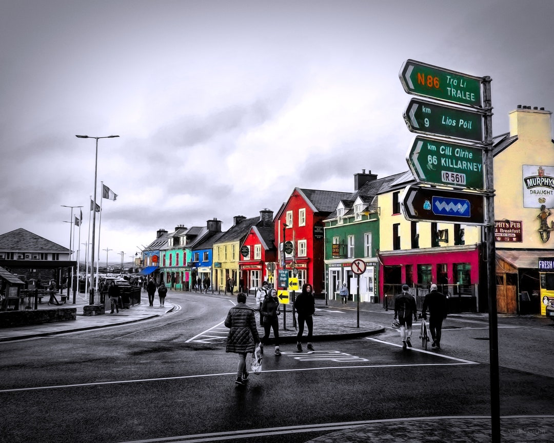 Dingle Ireland Print: Fine Art Photography, Colorful Street Scene - Etsy