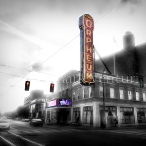 Orpheum Theatre Memphis, Memphis Print, Main Street Memphis, Memphis ...