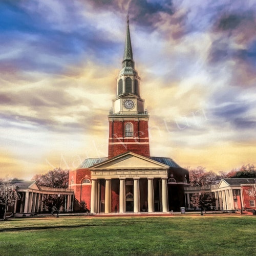 Wait Chapel at Wake Forest University Winston Salem North | Etsy