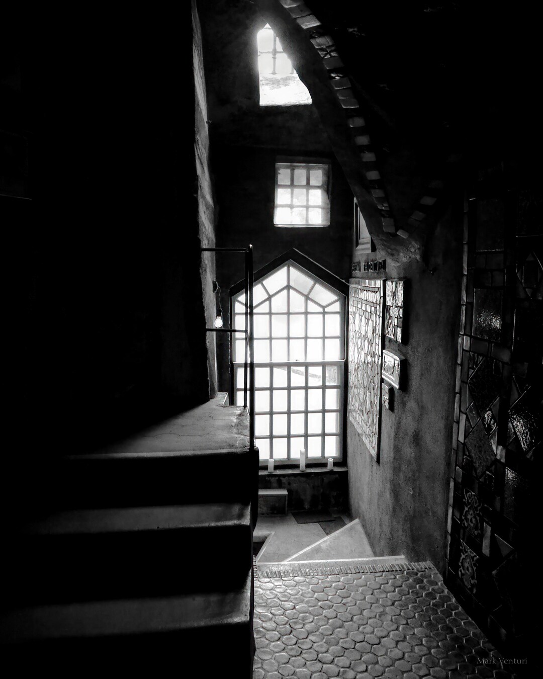 Dark Castle Window Light Print, Black and White Fine Art Photography - Etsy