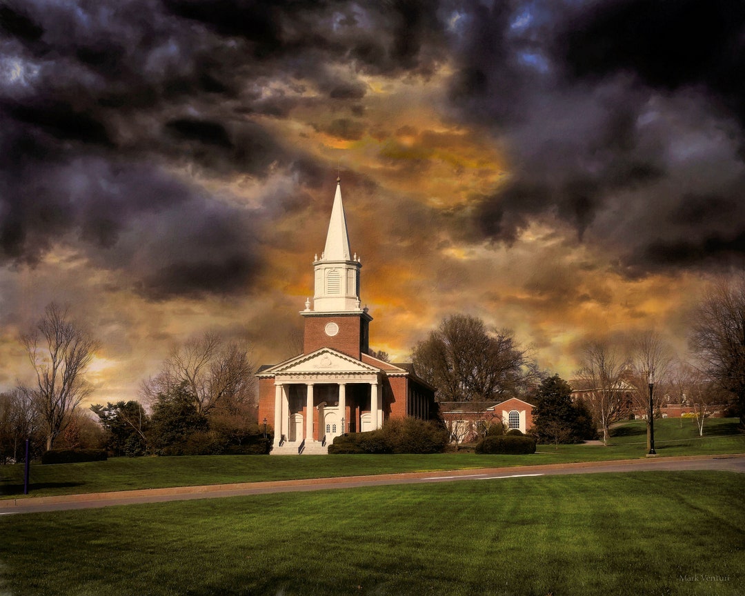Rooke Chapel Fine Art Print, Bucknell University Lewisburg Pennsylvania ...