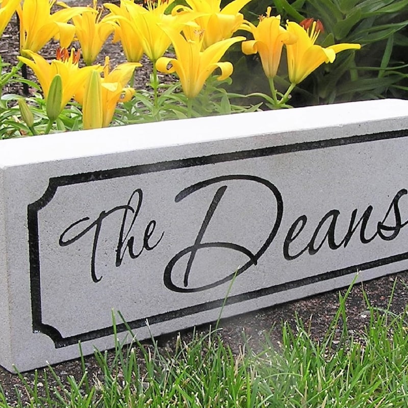 Landscape Rock Engraved - Etsy