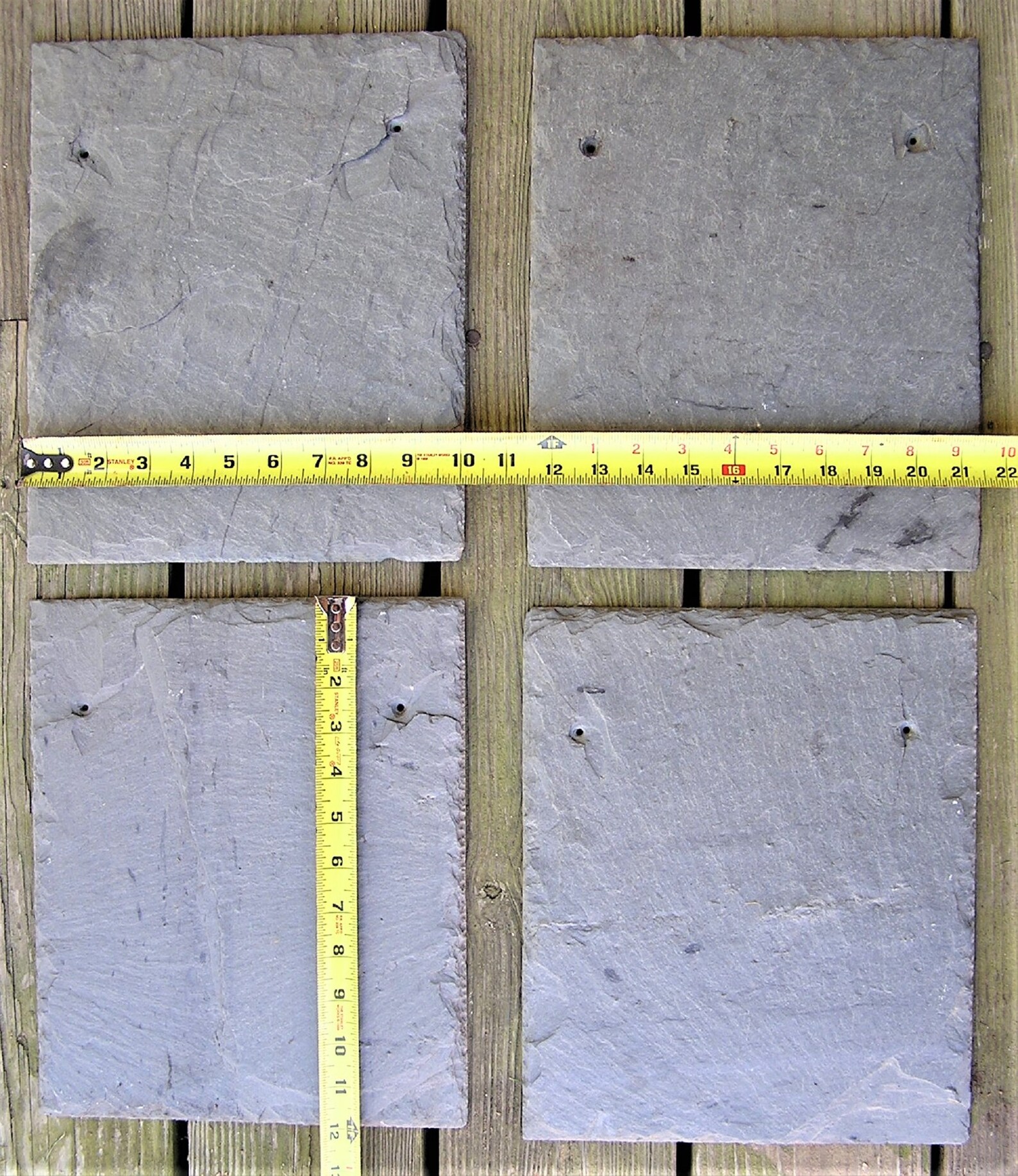 Four Pack Lot Package of 4 Slate Tiles / Shingles for - Etsy