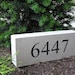 REAL Indiana Limestone Address Stone Block to Install With Brick or ...