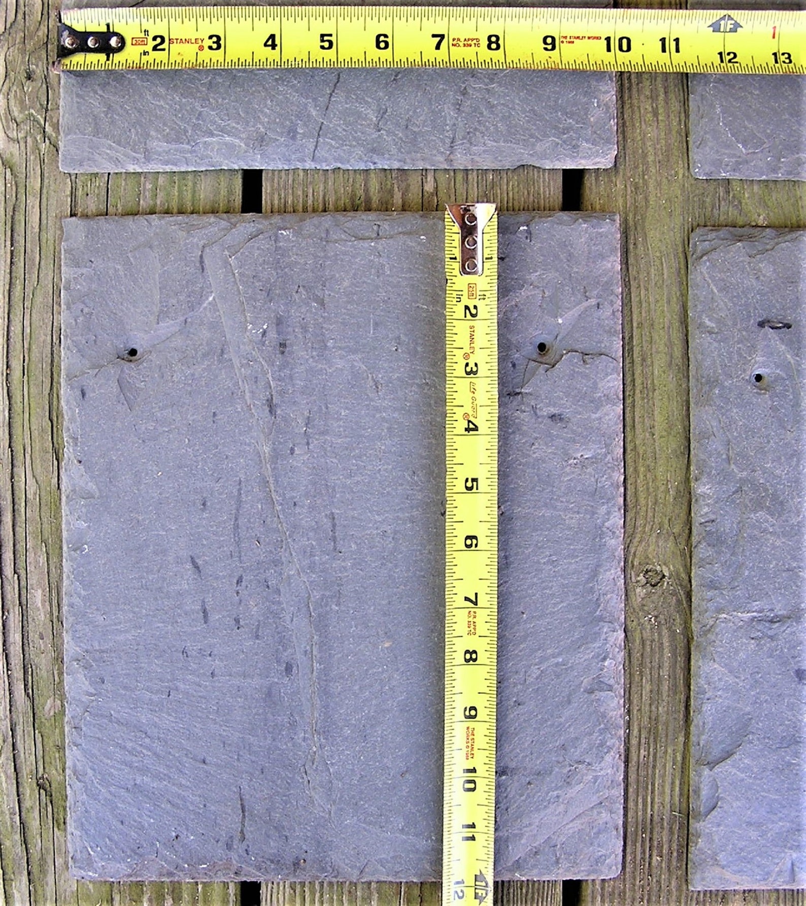 Four Pack Lot Package of 4 Slate Tiles / Shingles for | Etsy